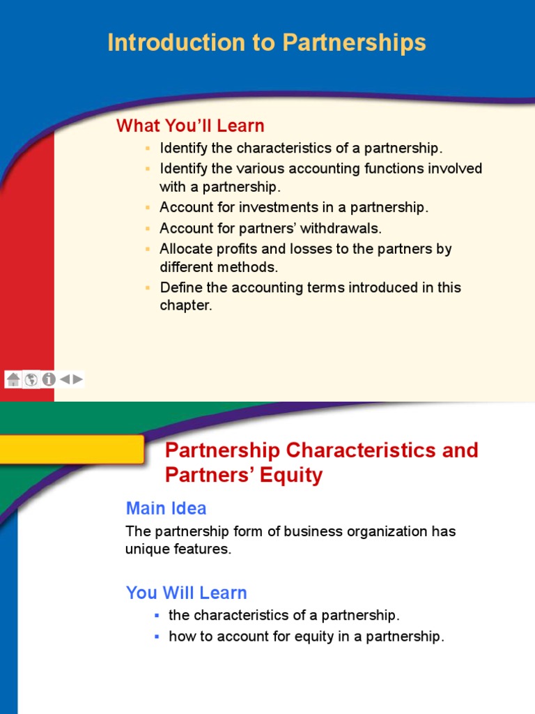 Introduction of Partnership | PDF | Partnership | Equity (Finance)