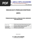 Rencana Mutu Pekerjaan Konstruksi | PDF