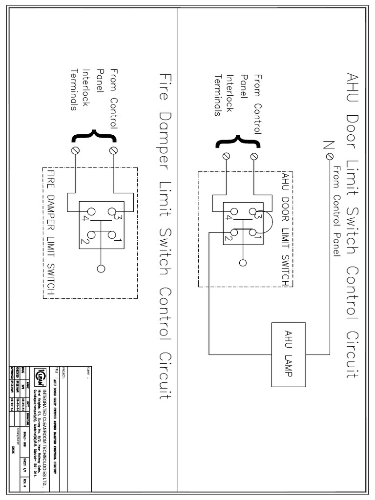 Limit Switch Wiring Drawing | PDF