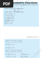 Math 30-1 Formula Sheet | PDF | Logarithm | Trigonometric Functions