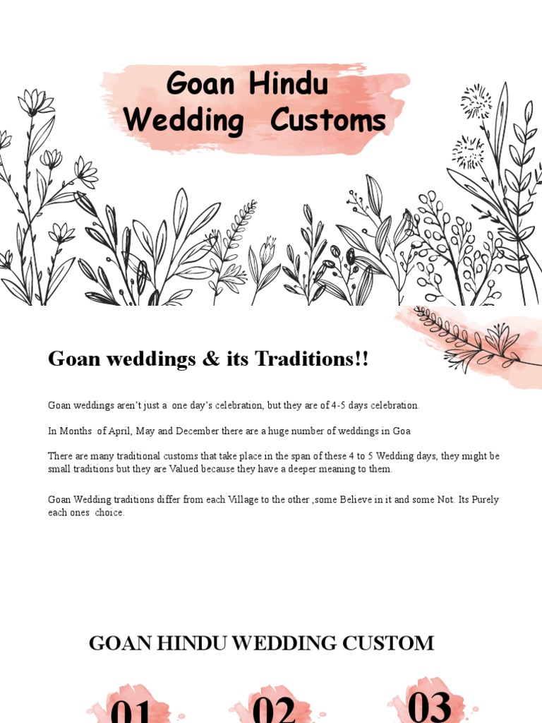 Goan Hindu Wedding Customs Explained | PDF | Wedding | Bride