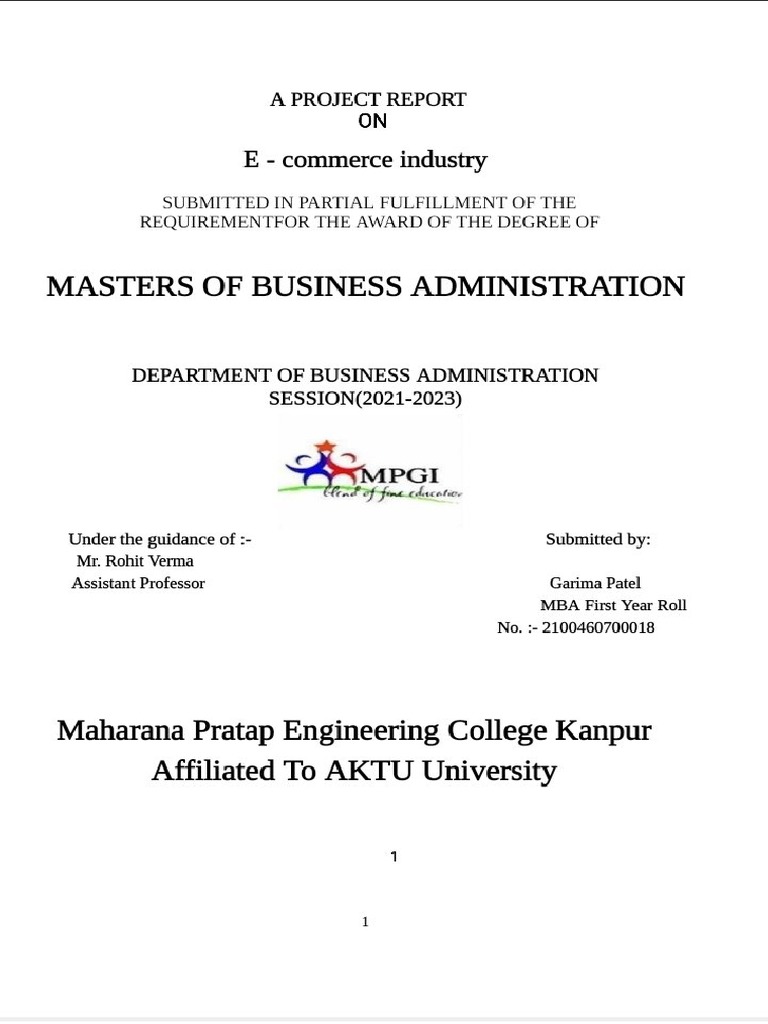 Garima Patel Project | PDF