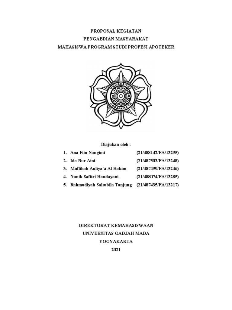 Proposal Kegiatan Pengabdian Masyarakat | PDF