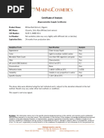 Coa Coconut Oil | PDF | Chemistry