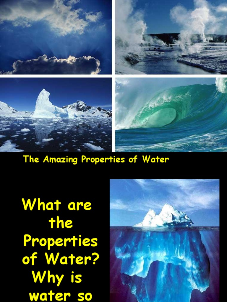 Key Properties of Water in Chemistry | PDF | Water | Properties Of Water