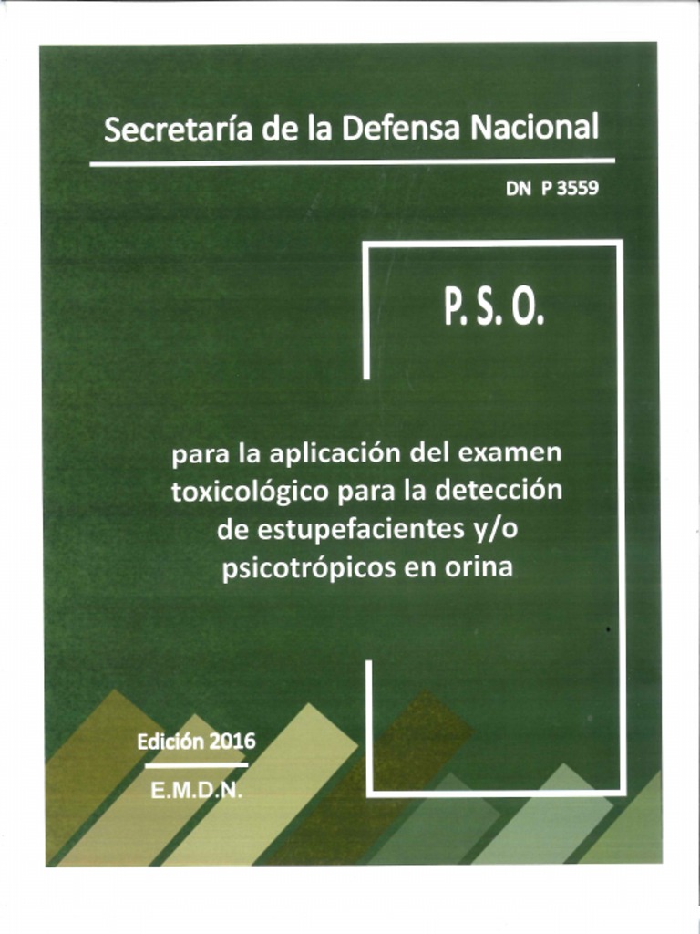 Pso Examen Toxicologico | PDF