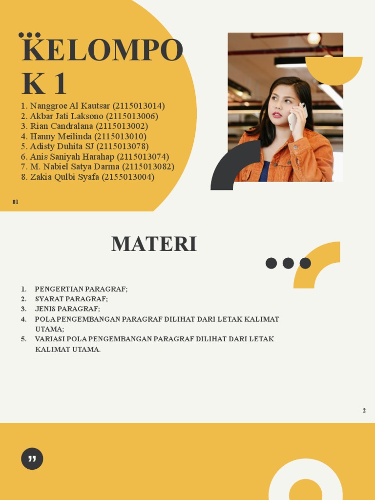 Materi Pbi - Paragraf | PDF