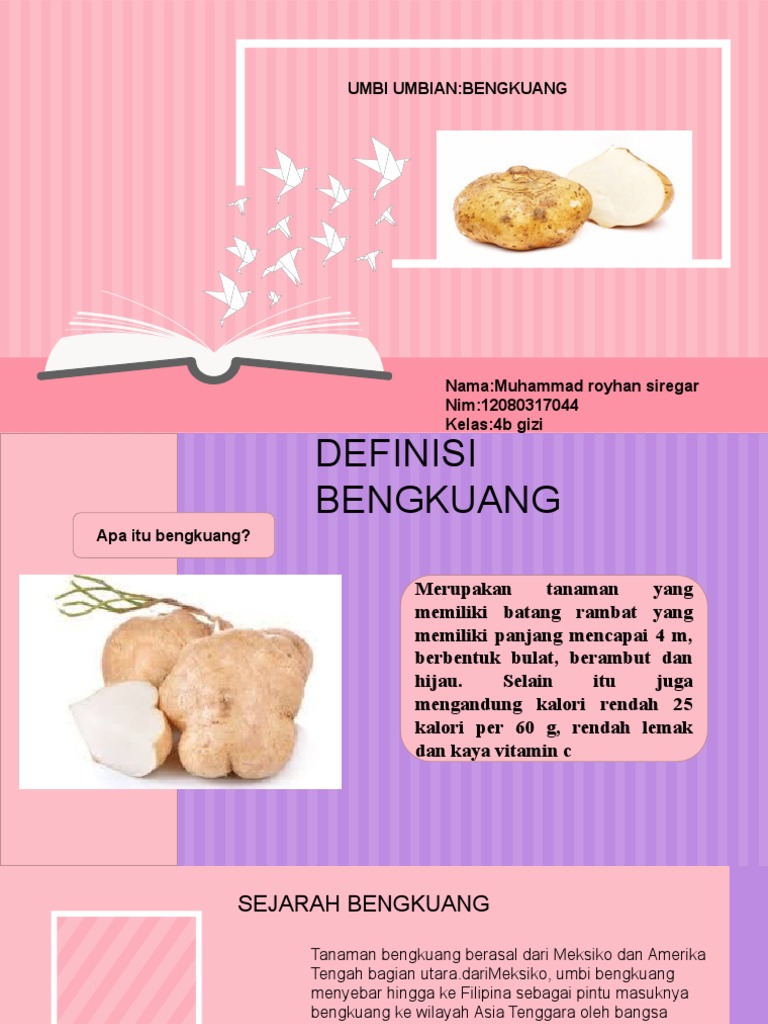 Jenis dan Manfaat Bengkuang | PDF | Griya & Taman | Kesehatan Holistik
