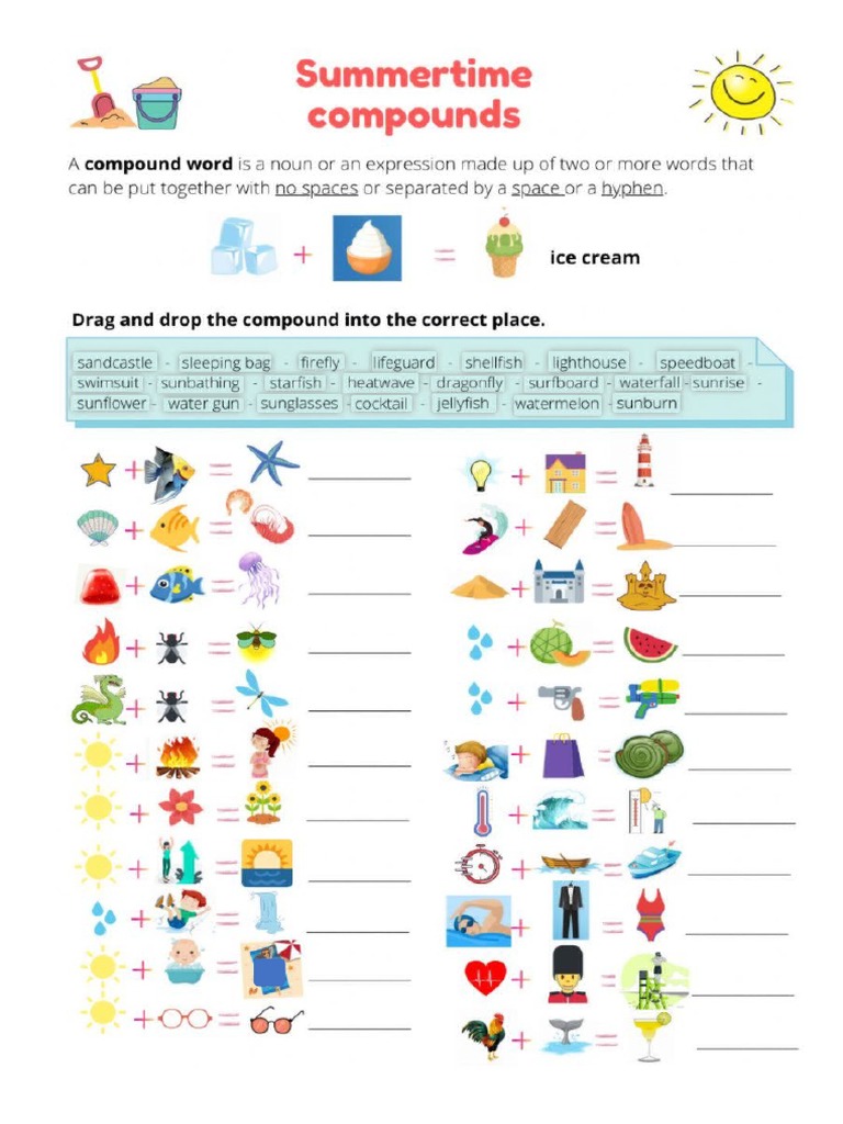 Grammar Revision Compound Nouns | PDF