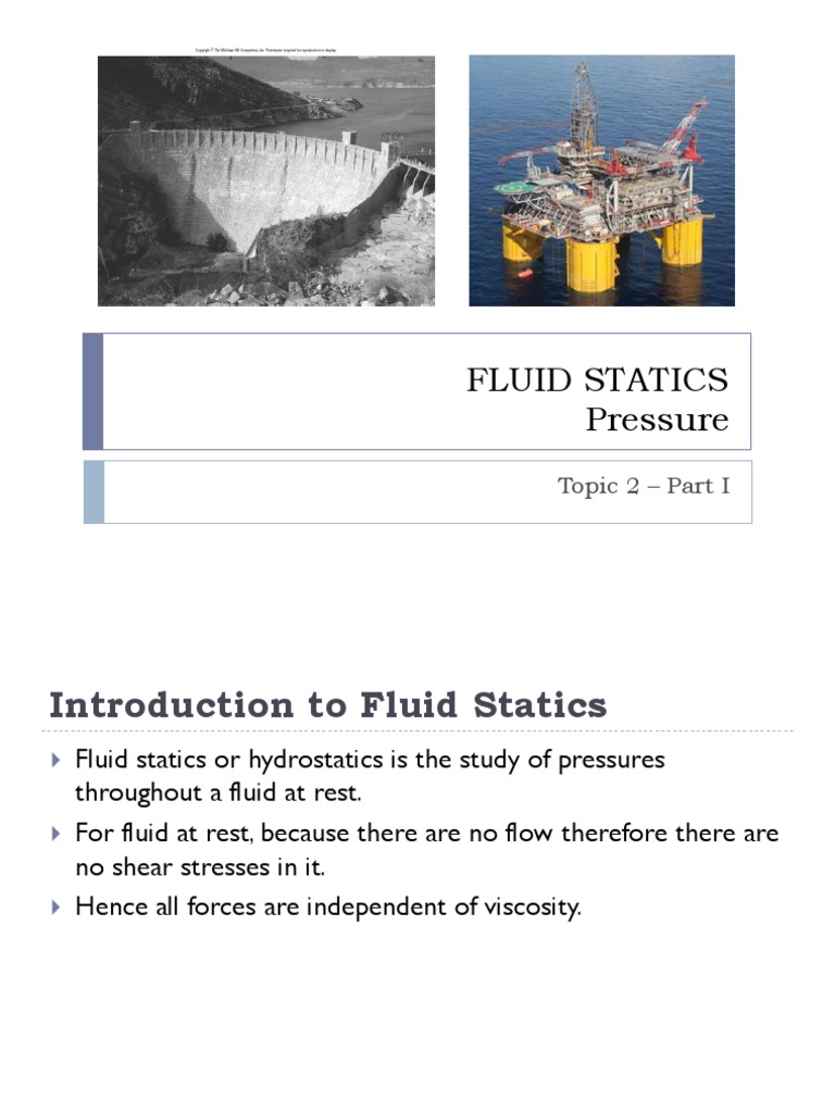 2a FLUID STATIC - Pressure | PDF | Pressure | Pressure Measurement