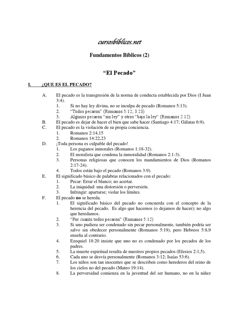 Lecci N 2 - El Pecado | PDF