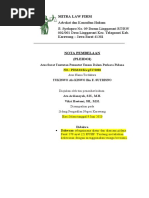 Contoh Surat Pembelaan Atau Pledoi | PDF | Hukum