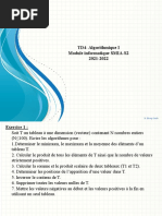 Corrigé - TD N°4 - Les Tableaux | PDF | Programmation informatique ...