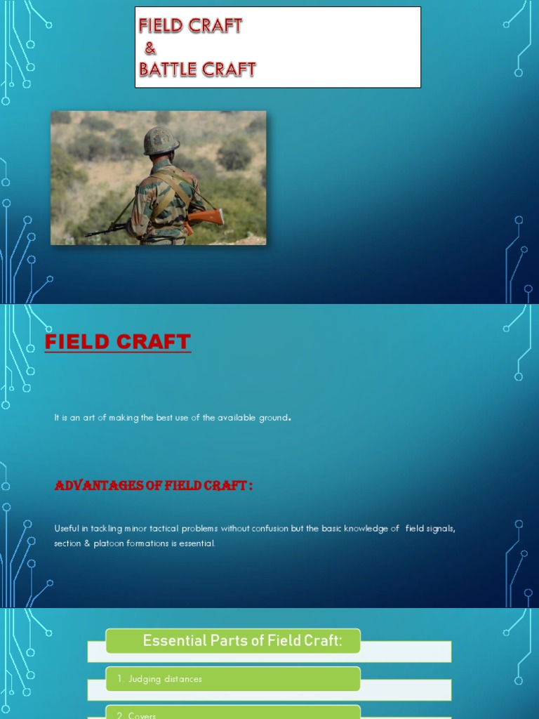 FIELD CRAFT: ESSENTIAL SKILLS FOR SOLDIERS | PDF | Ambush | Land Mine