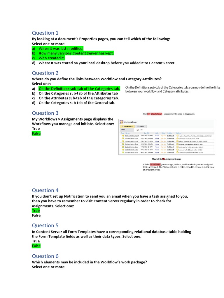 LISTAPREGUNTAS Docx Gdoc | PDF | Records Management | Computer File
