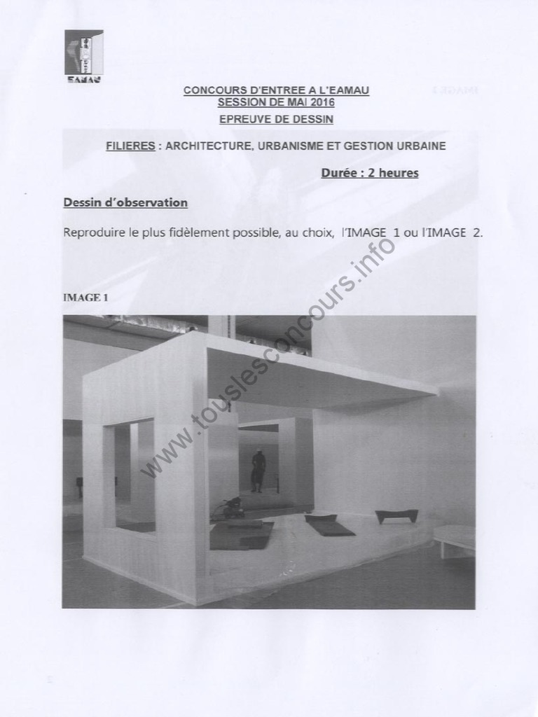 Dessin Eamau 2016 | PDF