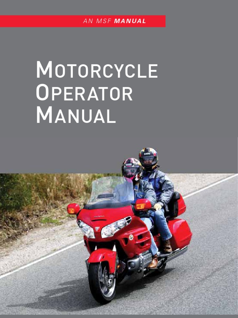 2011 Motorcycle Operators Manual | Download Free PDF | Traffic | Motorcycle