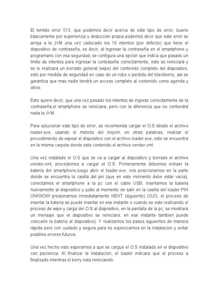 El Temido Error 513 | PDF | Archivo de computadora | Contraseña