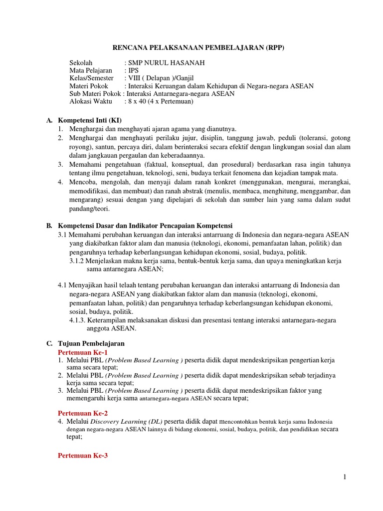 043 - REVISI RPP IPS K13-Dikonversi | PDF