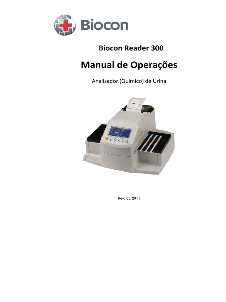 BIOCON READER 300 - Manual de Operações | PDF | Código de barras ...
