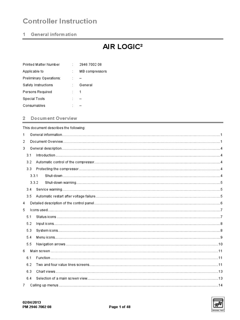 2946 7002 08 MB Air Logic - ES4000 Advanced | PDF | Icon (Computing) | Menu (Computing)