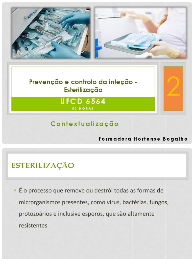 UFCD 6564 - 2 - Contextualização 2 | PDF | Esterilização (Microbiologia ...