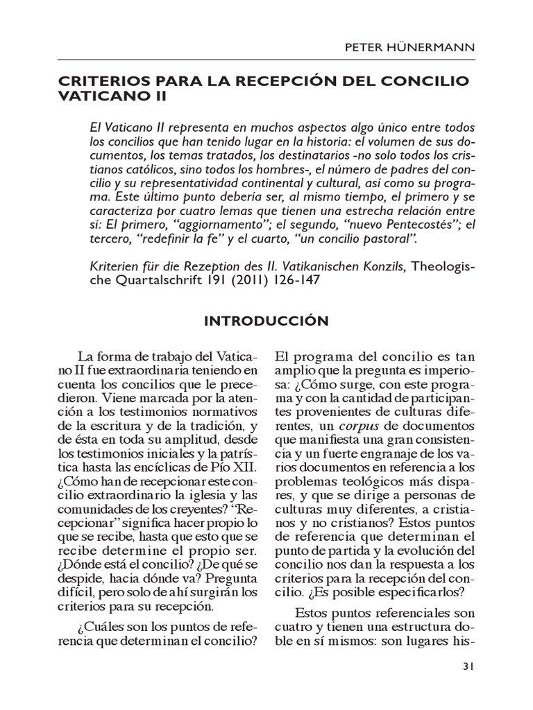 205 Hunermann | PDF | Iglesia Católica | Papa