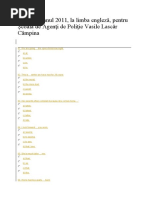 2.MoCA Test Romanian | PDF