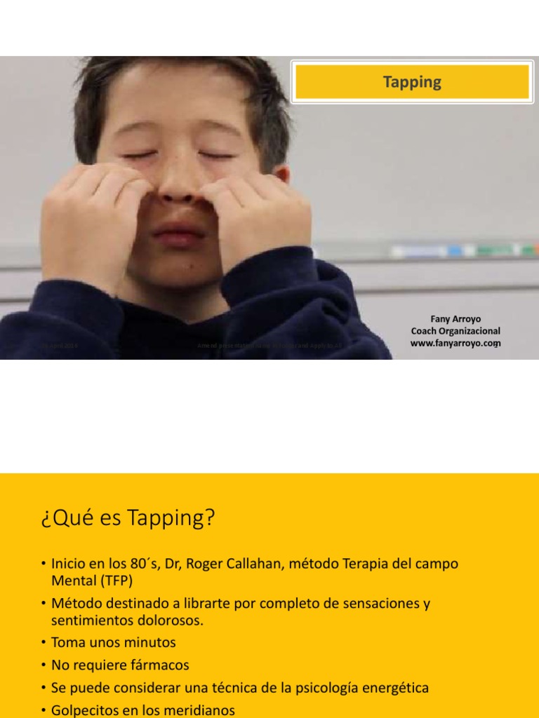 Tapping | PDF | Las emociones | Terapia