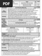 IIM CV Template | PDF