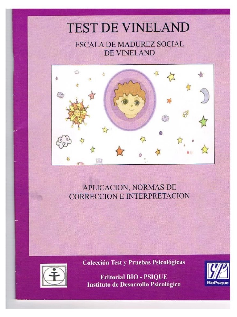 Manual Test Vineland | PDF