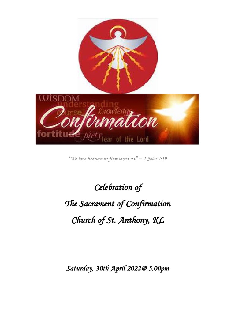 CD FINAL Confirmation Booklet 2022 SAC 30.04.2022 | PDF | Glory ...
