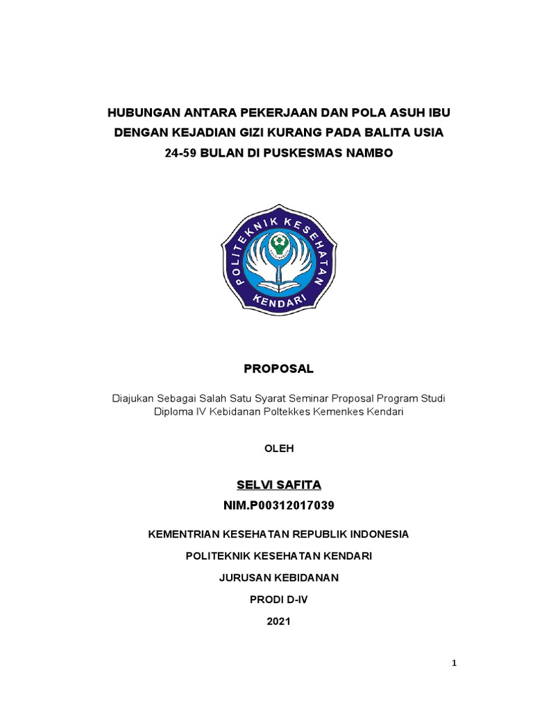 Proposal Lengkap | PDF | Pengembangan Diri | Kesehatan Holistik