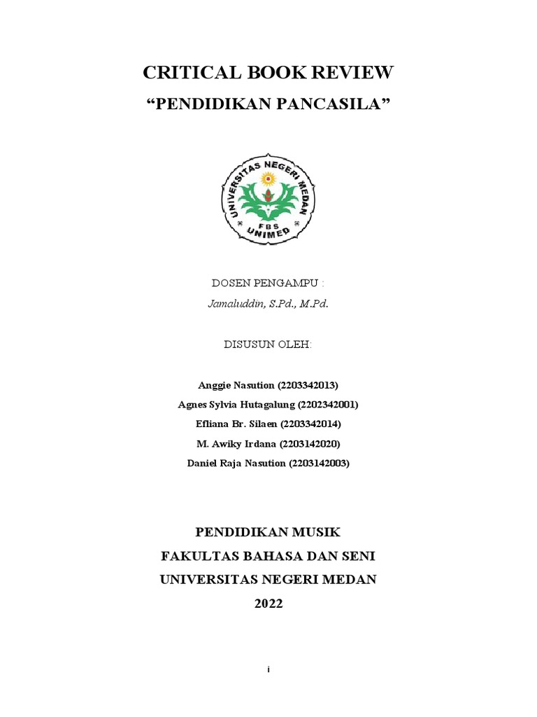 CBR Pancasila - Anggie Nasution | PDF | Ilmu Sosial | Agama & Spiritualitas