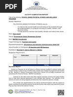 SELG 24-25 ACCOMPLISHMENT REPORT | PDF | Learning | Human Communication