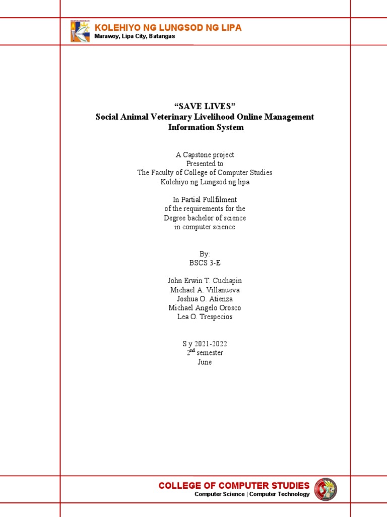 "Save Lives" Social Animal Veterinary Livelihood Online Management ...