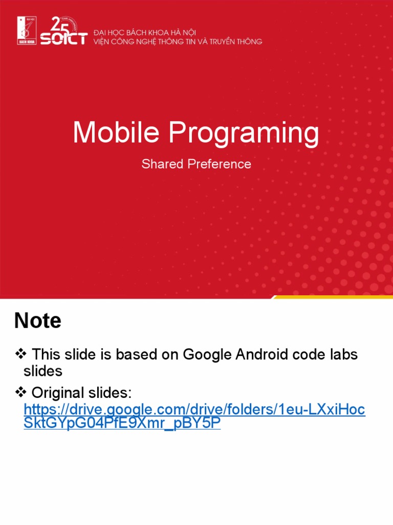Managing App Data with Shared Preferences | PDF | Mobile App | Computer Programming