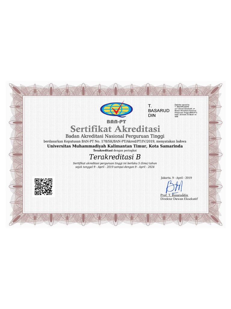 Akreditasi UMKT | PDF