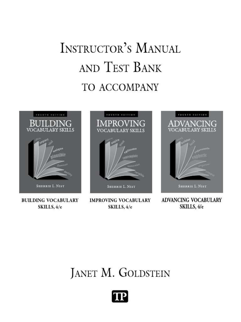 Instructor 39 S Manual | PDF | Books | Vocabulary