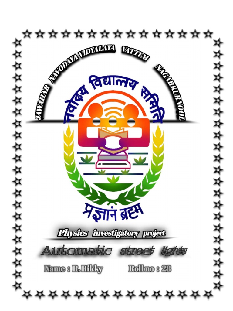 Physics Project Class 12th - Organized | PDF | Street Light ... Physics Project Class 12th - Organized | PDF | Street Light ...