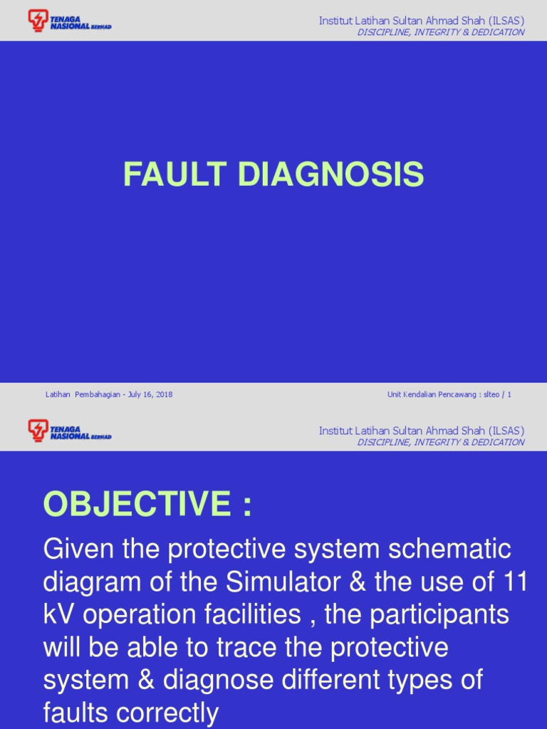 Fault Diagnosis | PDF | Electrical Substation | Transformer