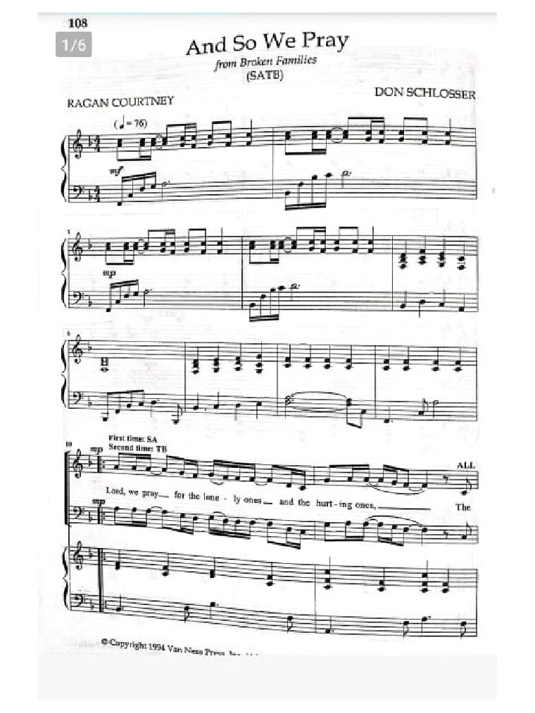 And So We Pray | PDF