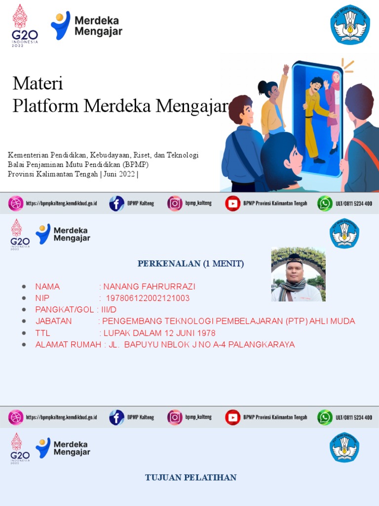Materi Platform Merdeka Mengajar | PDF