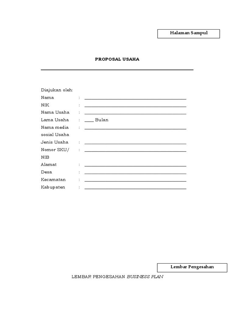 Template Proposal Hibah Kompetitif | PDF