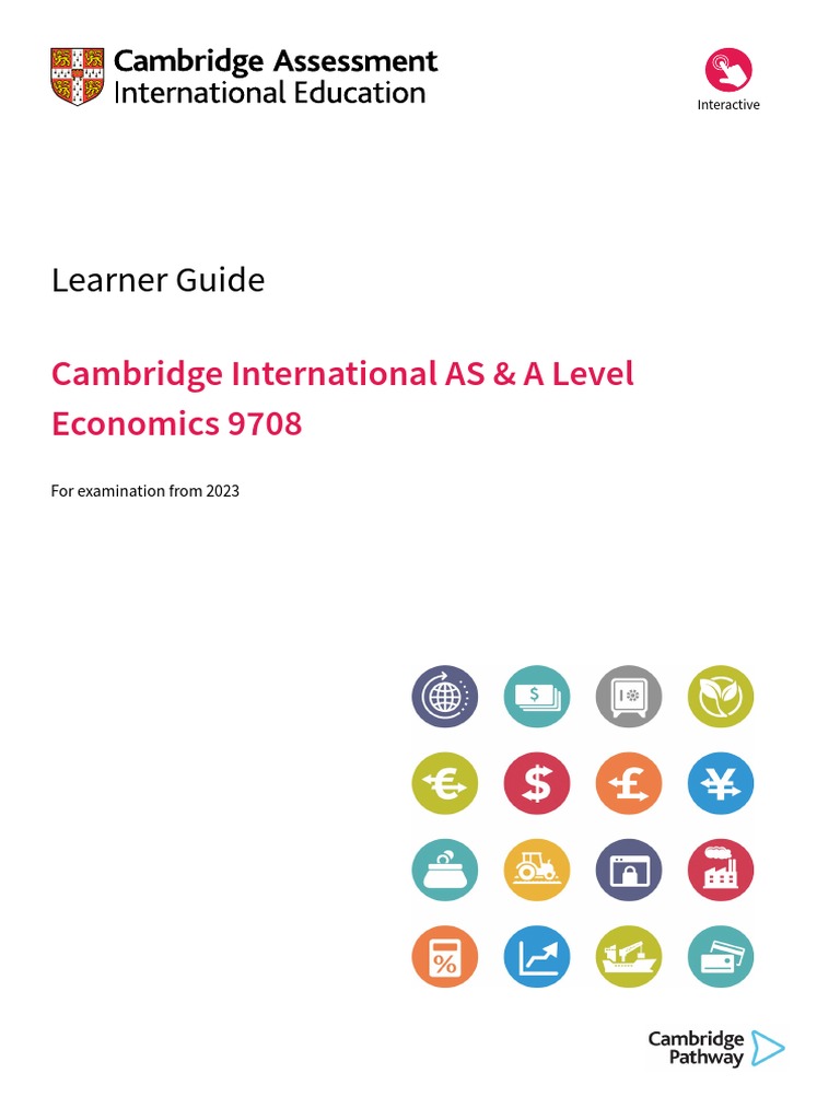 Learner Guide: Cambridge International AS & A Level Economics 9708 ...