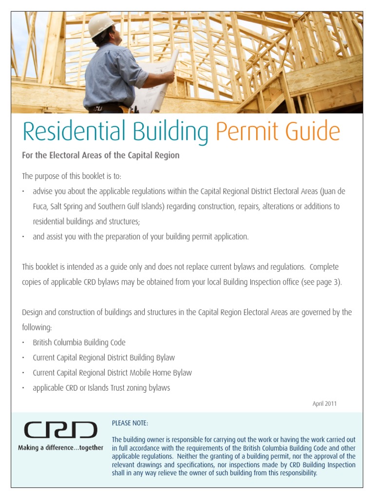 Capital Region Residential Permit Guide | PDF | Chimney | Civil Engineering