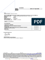 Salt Spray Test Report - Sample | PDF