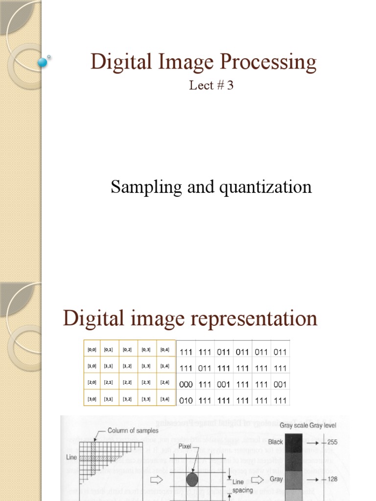 Digital Image Processing: Sampling and Quantization | PDF | Image Resolution | Pixel