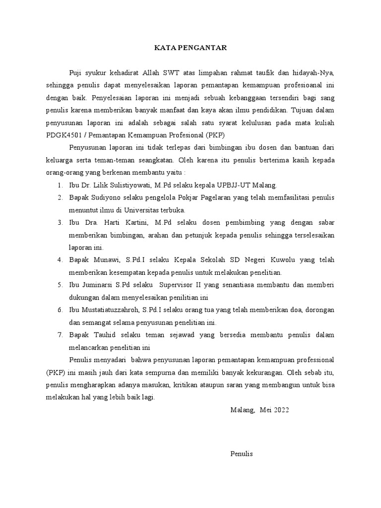 KATA PENGANTAR Dan Abstrak | PDF