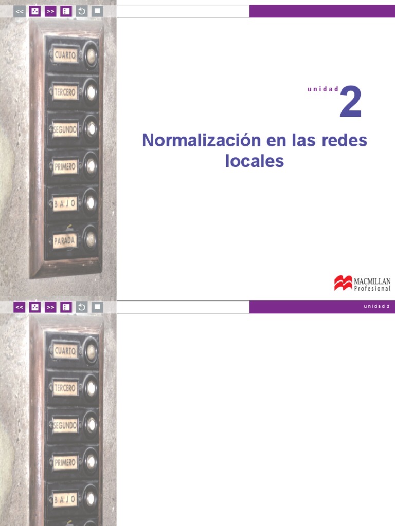Unit 2 - Normalizacion de Las Redes Locales | PDF | Modelo osi | Red de computadoras